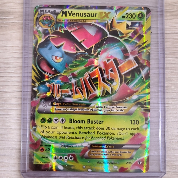 Pokemon | Toys | Mega M Venusaur Ex 283 Xy Generations Ultra Rare Holo ...